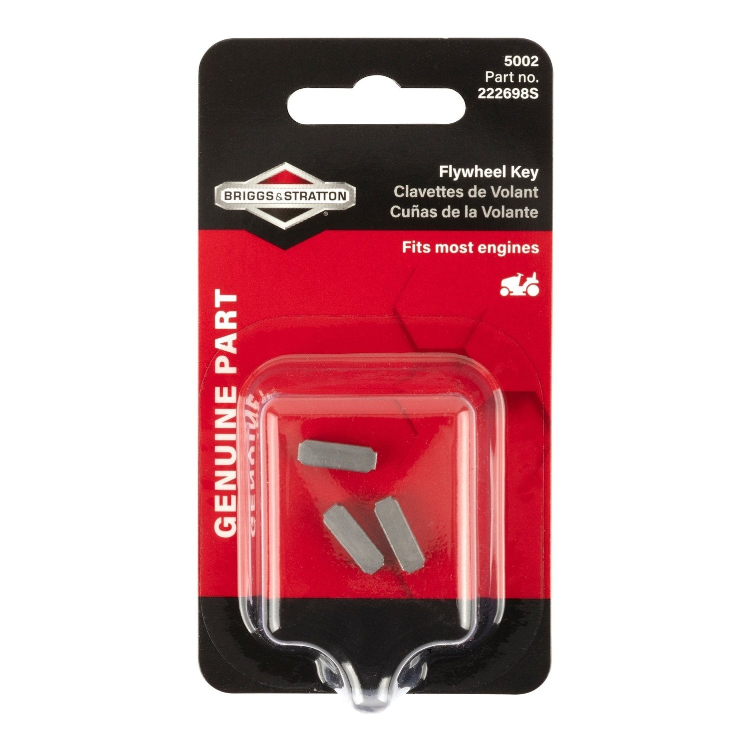 222698S - Key-Flywheel by Briggs and Stratton – Outdoor Power Parts